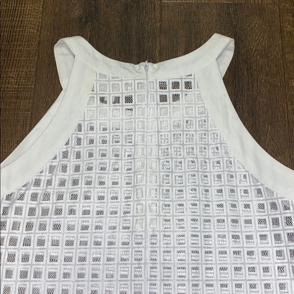 J.O.A. | Tops | Joa White Top See Thru Pattern | Poshmark